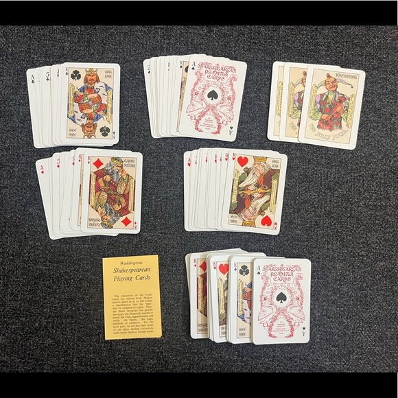 Waddingtons Fine Playing Cards | Games | 975 Waddingtons Shakespearean ...